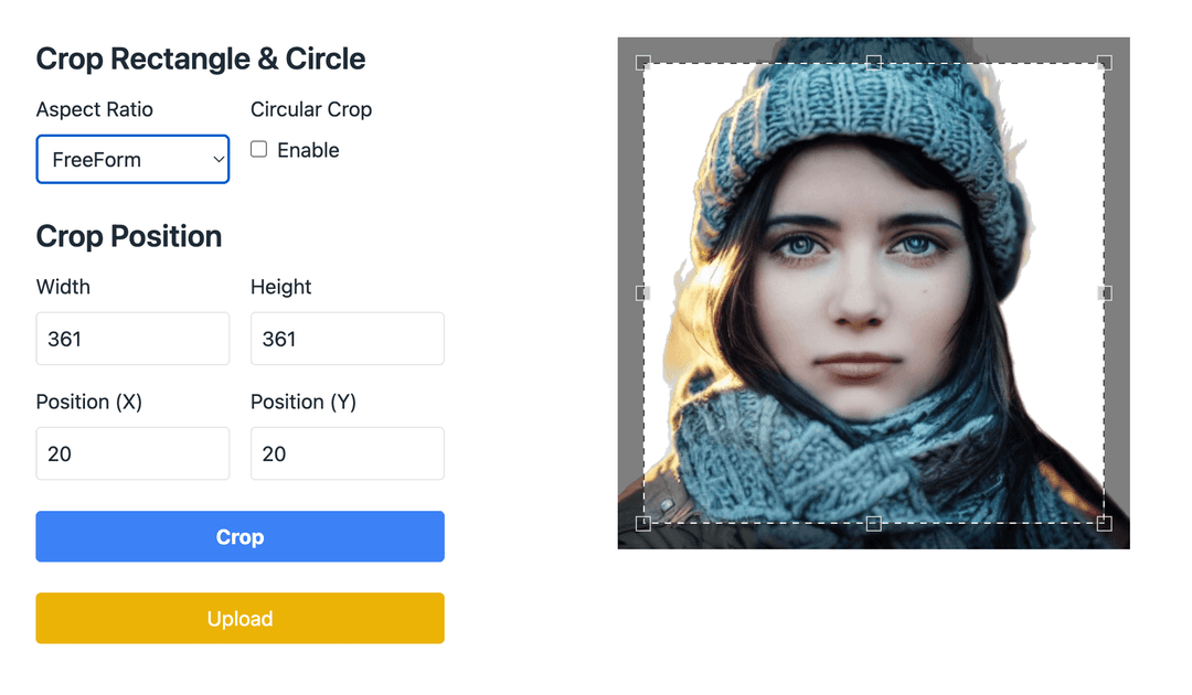 Free Online Image Cropper - Crop Image